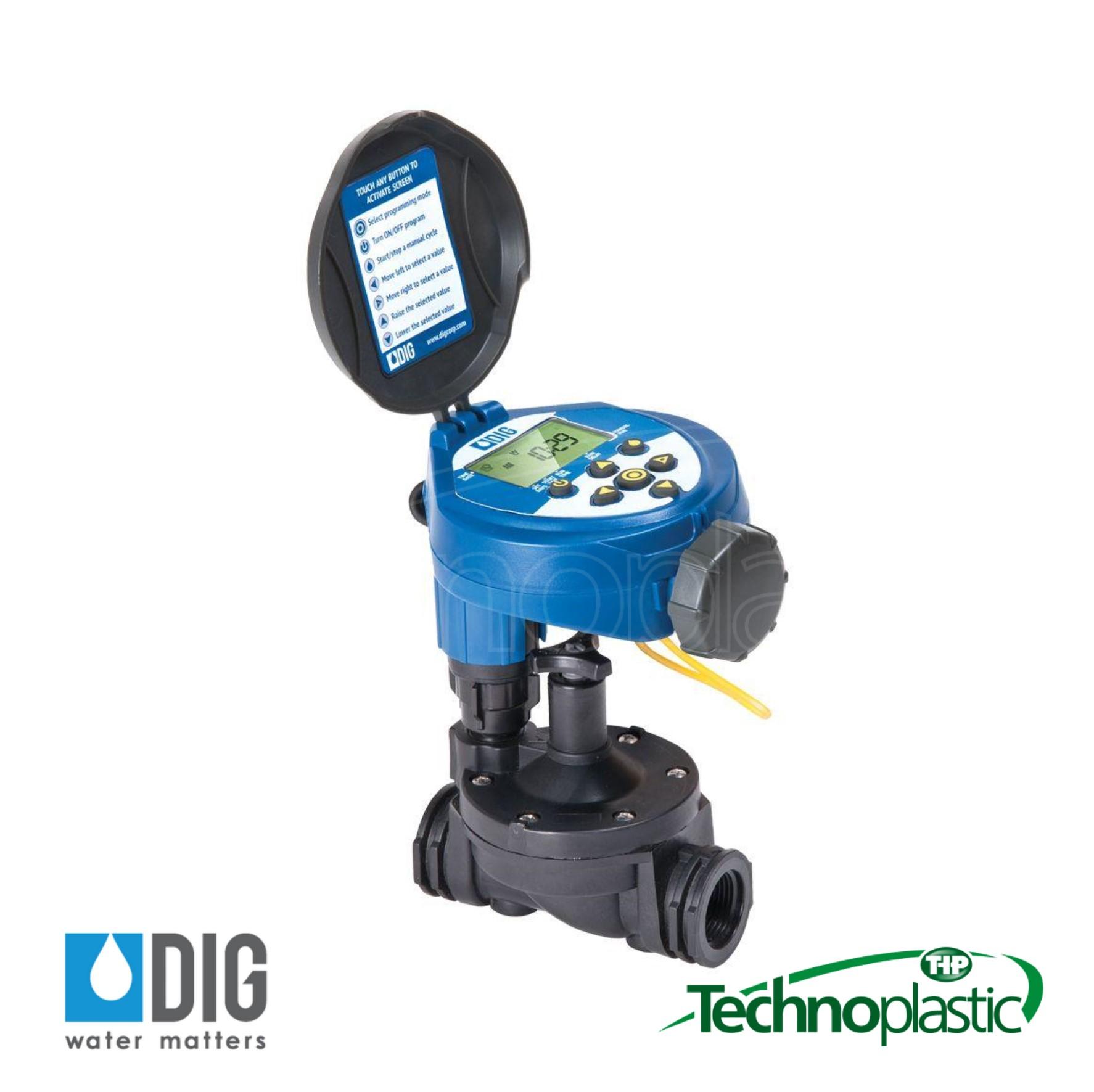 Battery Operated Waterproof 1 Station Irrigation Controller with ...